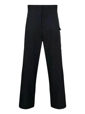 Marni Cargo-pocket Wool Trousers - Blue