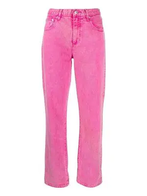 Michael Kors Mid-rise Straight Jeans - Pink