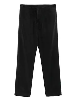 Canali Drawstring-waistband Trousers - Blue