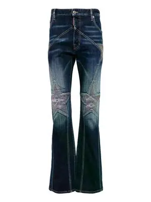 Dsquared2 Rhinestone-embellished Jeans - Blue