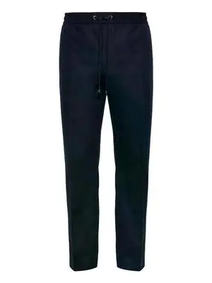 Moncler Logo-appliqué Track Pants - Blue