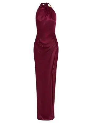 NICHOLAS Galilea Halterneck Gown - Red