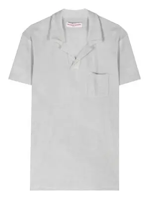 Orlebar Brown Terry Towelling Polo Shirt - Grey