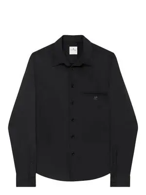 COURREGES One-pocket Twill Shirt - Black