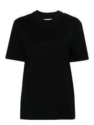 JIL SANDER Logo-print Cotton T-shirt - Black