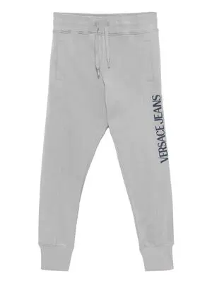 Versace Logo-print Track Pants - Grey
