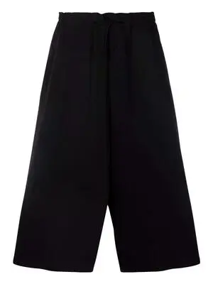 Y’s Cropped Track Pants - Black