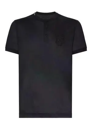 Dolce & Gabbana Heraldic Dg Logo-embroidered T-shirt - Blue