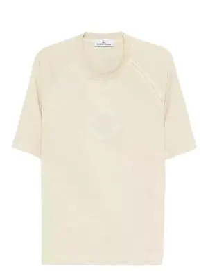 Stone Island Organic-cotton T-shirt - Neutrals