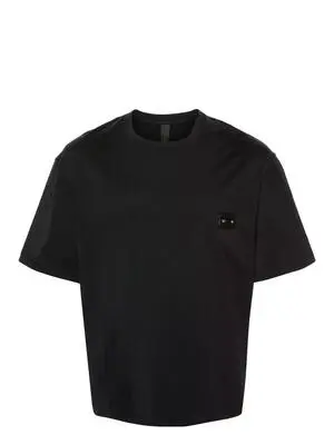Neil Barrett Piercing-patch Cotton T-shirt - Black