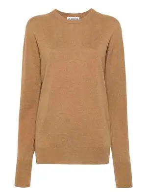 JIL SANDER Crew-neck Cashmere Jumper - Neutrals