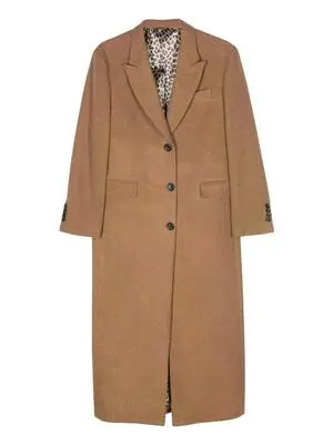 ERALDO Bouclé Coat - Brown