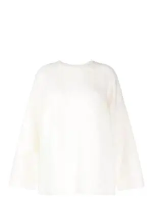 B+AB Crew Neck Brushed-effect Jumper - Neutrals