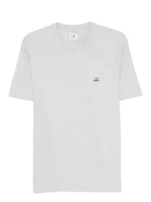 C.P. COMPANY Logo-patch Jersey T-shirt - Blue