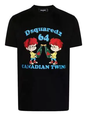Dsquared2 Cool Fit Cotton T-shirt - Black