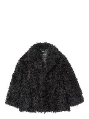 Marc Jacobs The Shaggy Faux Fur Lady Jacket - Black