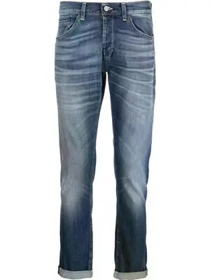 DONDUP Low-rise Straight-leg Jeans - Blue