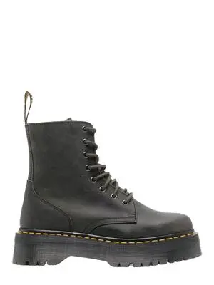 Dr. Martens Jadon Leather Platform Boots - Black