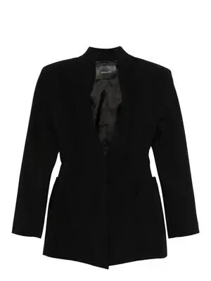 MUGLER Fitted-waist Blazer - Black