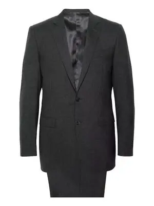 Canali Single-breasted Wool Suit - Grey