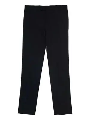 Sandro Wool Blend Tailored Trousers - Blue