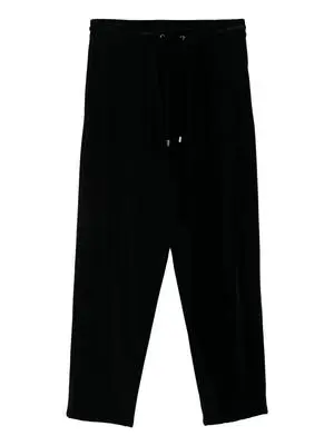 Giorgio Armani Chenille Drawstring Trousers - Blue