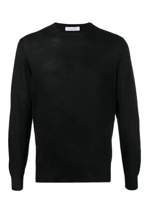 CRUCIANI Crew Neck Knit Jumper - Black