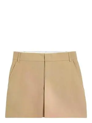 AMI Paris Panelled Mini Skirt - Neutrals