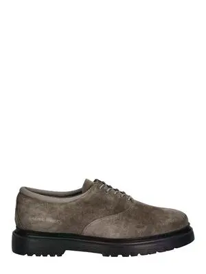 Filling Pieces Leather Oxford Shoes - Grey