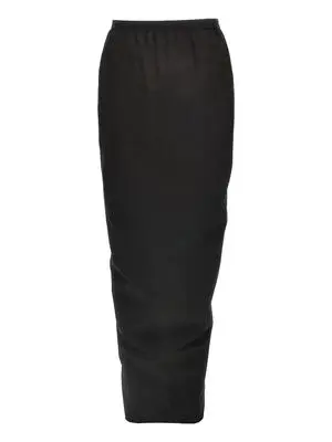 Rick Owens Pillar Maxi Skirt - Black