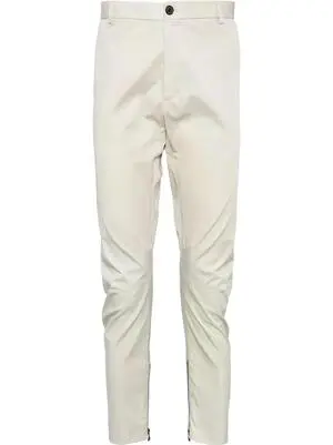 LANVIN Tapered Cotton Trousers - Grey