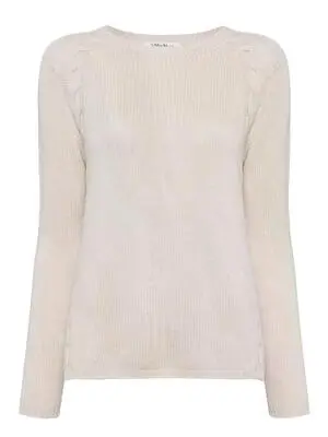 Max Mara Cashmere Long Sleeve Jumper - Grey