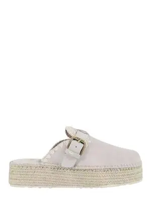 Mou Suede Slippers - Grey