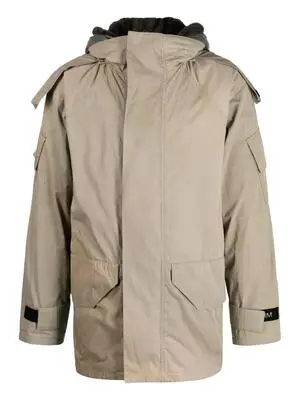 YVES SALOMON Reversible Hooded Parka - Brown