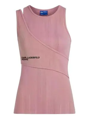 Karl Lagerfeld Layered-detail Top - Pink