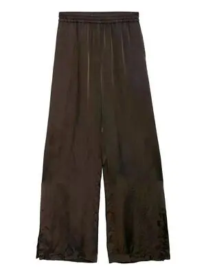 Aspesi Satin Trousers Brown