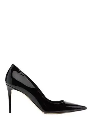 SCAROSSO X Brian Atwood Gigi Patent Leather Pumps - Black