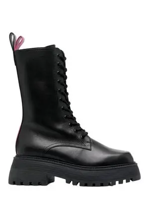 3JUIN 3Juin Lace-Up Leather Boots