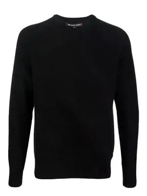 Michael Kors Bird's Eye Crew-neck Jumper - Black