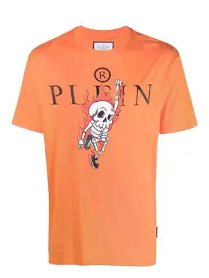 Philipp Plein Skully Gang Short-sleeve T-shirt - Orange