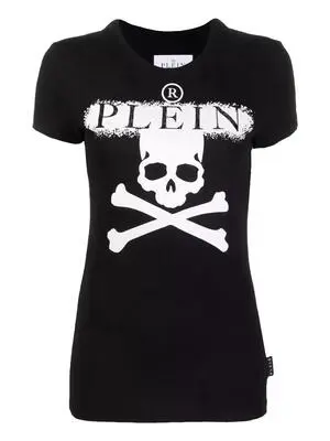 Philipp Plein Skull-print Short-sleeve T-shirt - Black