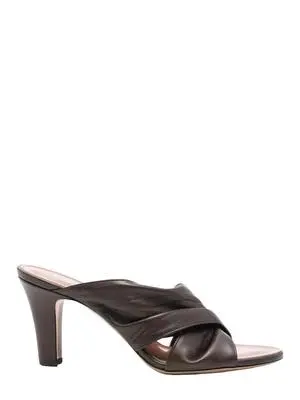 Paris Texas Maria Mid-heel Sandals - Brown