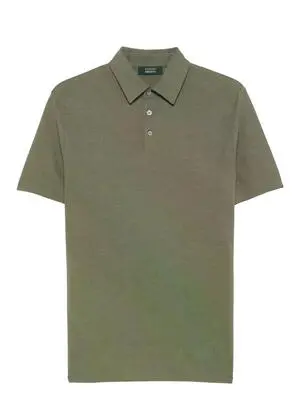 ZANONE Organic-cotton Polo Shirt - Green