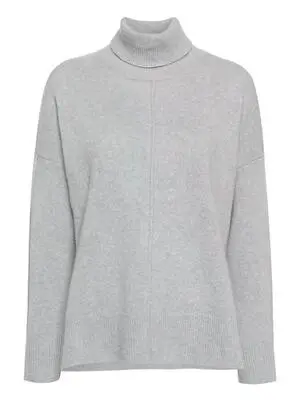 Eleventy High-neck Knitted Jumper - Grey