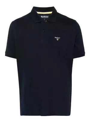 Barbour Logo-embroidered Polo Shirt - Blue