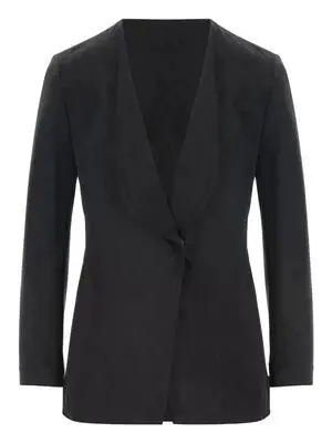 Giorgio Armani Single-breasted Blazer - Grey