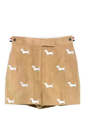 Thom Browne Side Tag Shorts - Brown