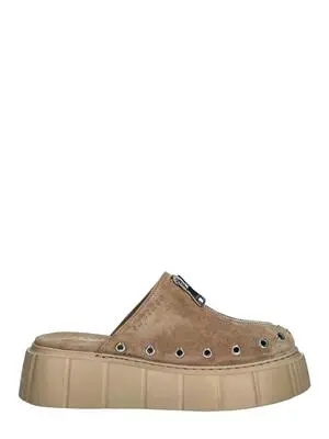 Inuikii Matilda Suede Mules - Brown