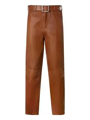 PINKO Leather Trousers
