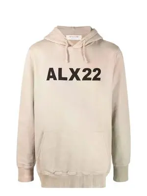 1017 Alyx 9sm Logo-print Hoodie - Neutrals
